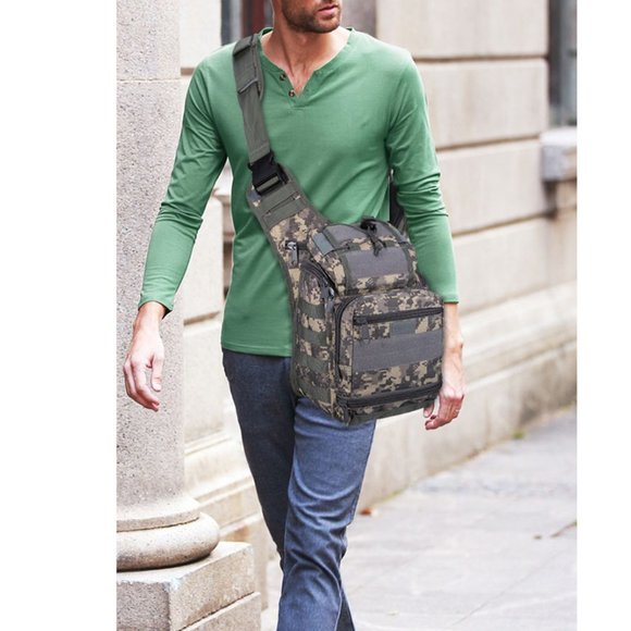 Bags | Unisex Oxford Tactical Camouflage Outdoor Game Riding Multicarry ...